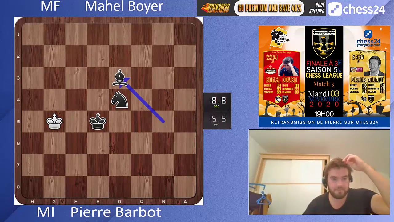 Roi, Fou et Cavalier vs. Roi : Technique Jules Moussard et technique ...