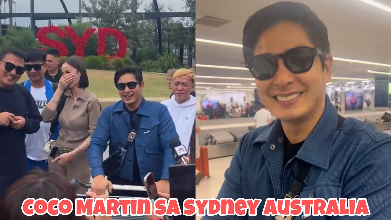 COCO MARTIN PINAGKAGULUHAN SA AUSTRALIA AT ANG CAST NG BATANG QUIAPO SAMA SAMA SA SYDNEY ...