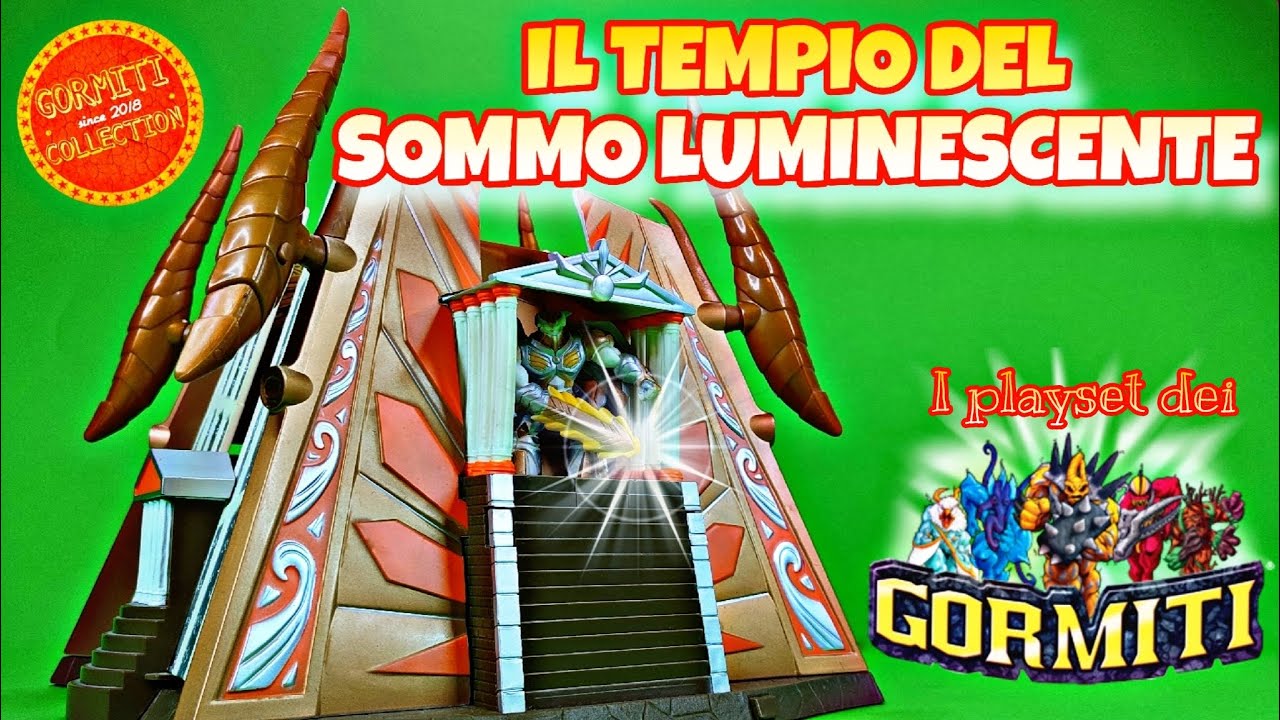 Gormiti Collection presenta: il Tempio del Sommo Luminescente - Playset ...