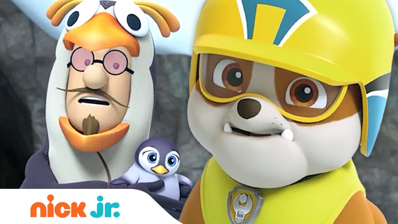 Rubble Rescues a Baby Penguin & Francois! w/ PAW Patrol Everest, Skye ...
