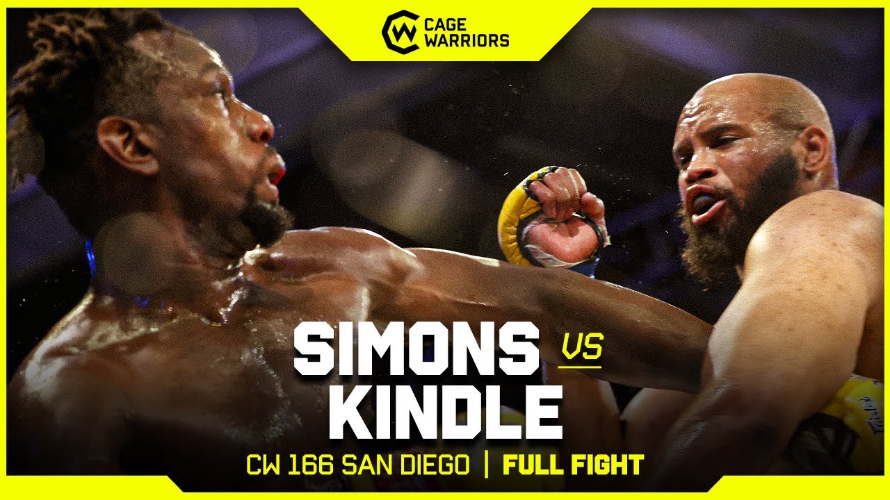 Devon Simons vs. Chadricc Kiddle | FULL FIGHT | CW 166 San Diego - YouTube