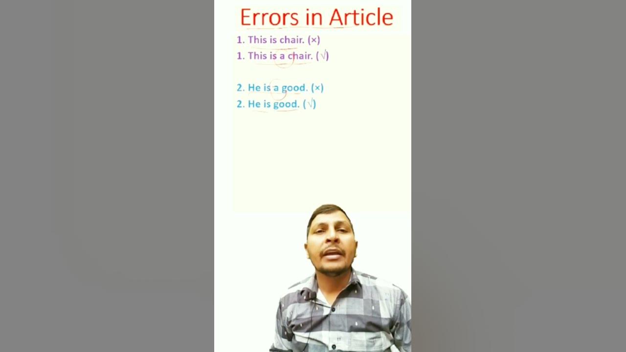 #top errors in article by manoj sir #shorts video #how to find errors in article by manoj sir ...