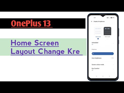OnePlus 13 || How To Change Home Screen Layout - YouTube
