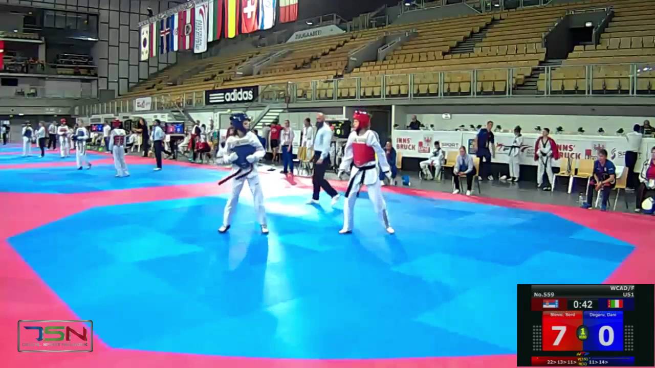 559-Dogaru, Daniela Teodora VERONA TKD (ITA) vs Stevic, Serdja SERBIA ...