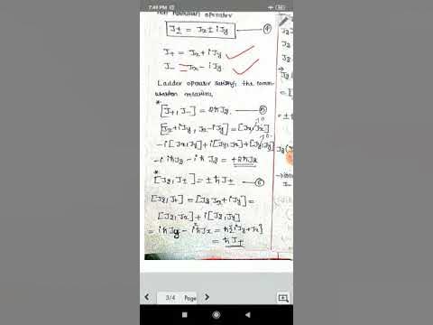 7 commutation relations and the ladder operators, angular momentum, Sakura - YouTube