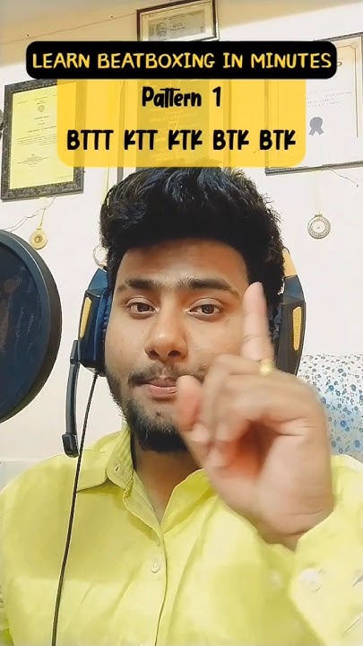 Learn 3 Easy Beatbox Pattern @voiceactor.kd || #beatboxing #beatbox #learnbeatbox #voiceactorkd ...