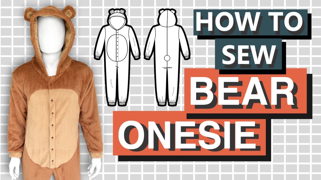 Pajama Onesie for Men: DIY Complete Sewing Steps / PDF Patterns Boutique Sew Along - YouTube