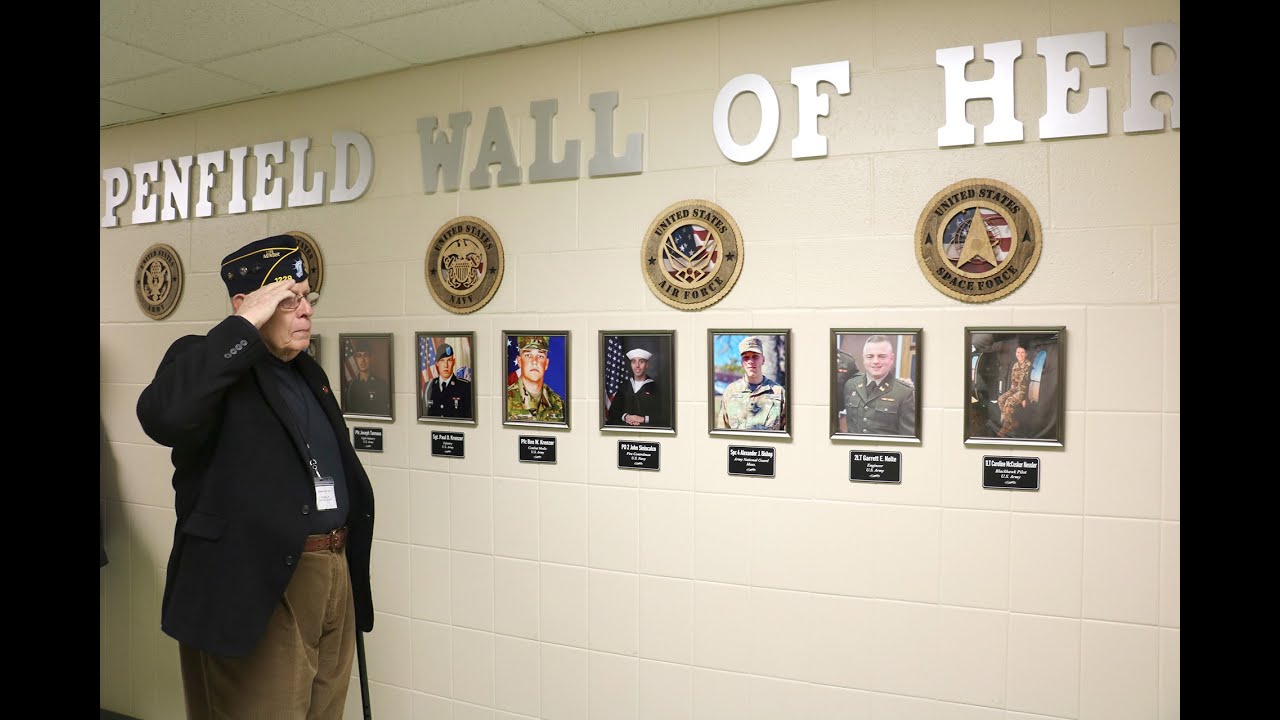 Penfield Wall of Heroes - Dedication Ceremony - YouTube