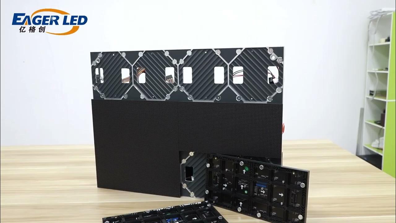 EagerLED Indoor LED Video Wall 640x480mm Double Sided Service LED ...