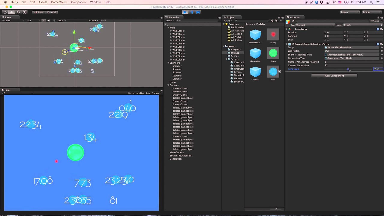 Genetic Algorithm. Wall placement. - YouTube