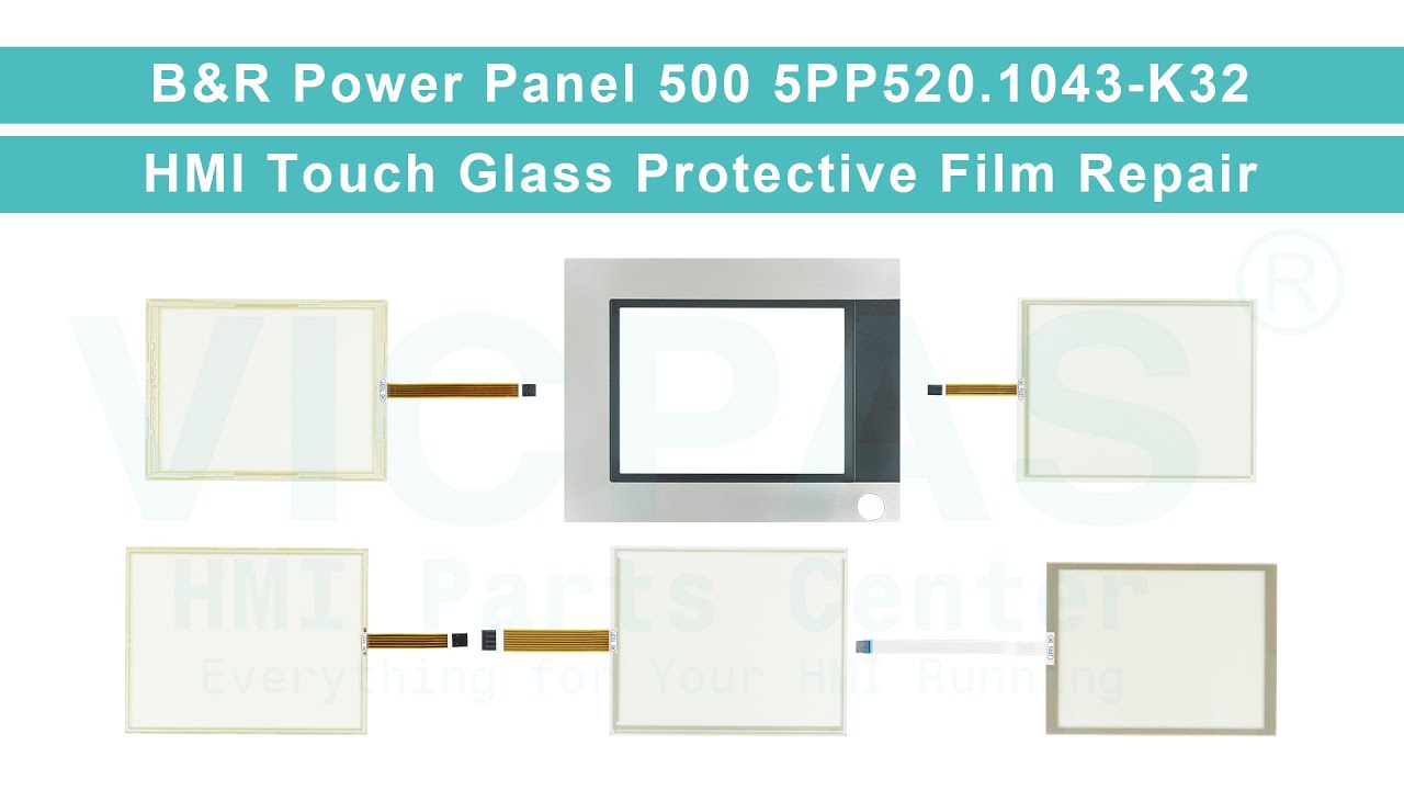 5PP520.1043-K32 B&R Power Panel 500 Touch Screen Panel Protective Film ...