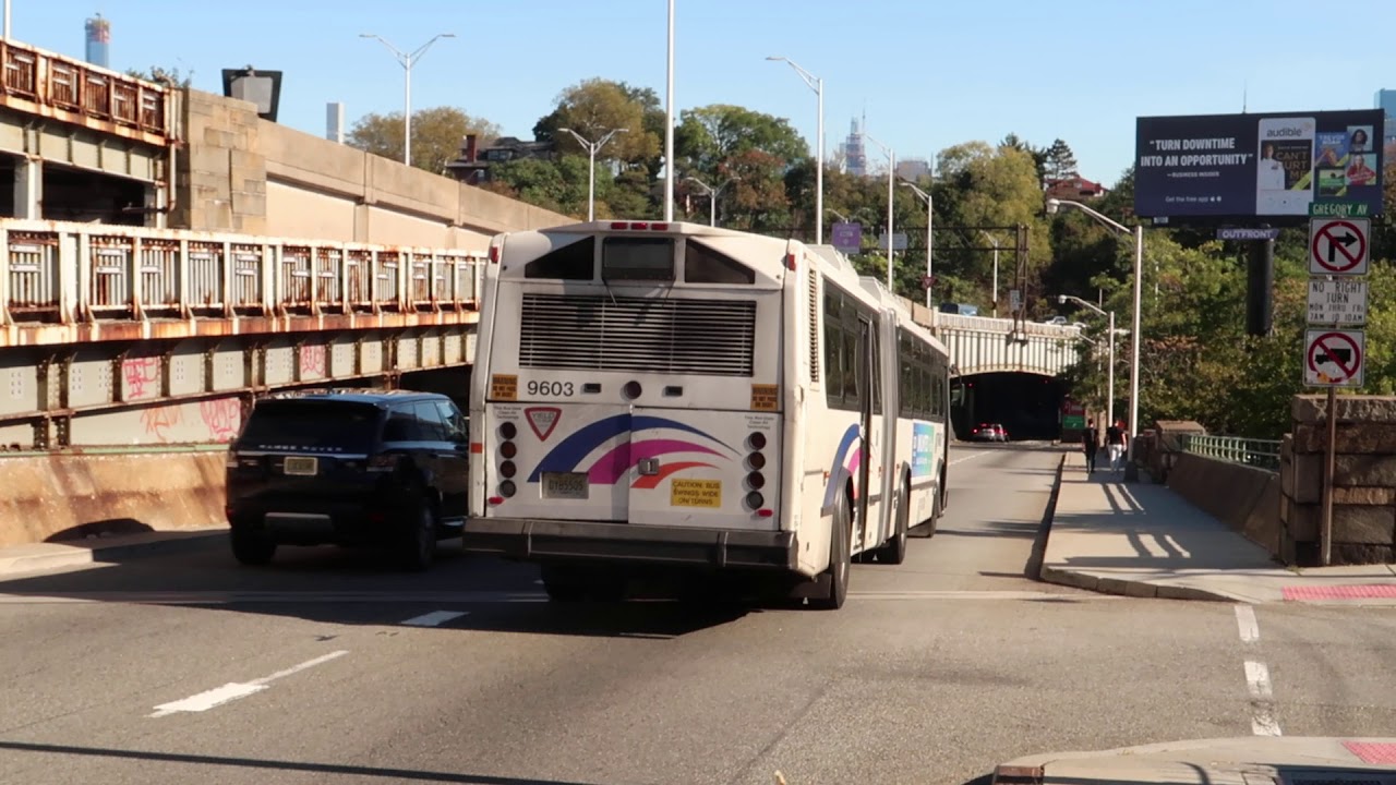 New Jersey Transit 2003 Neoplan USA AN459-R 9603 on Route 156 - YouTube