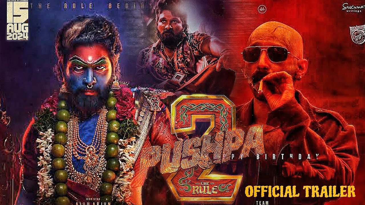 Pushpa 2 - The Rule | Official Trailer | Allu Arjun | Vijay Sethupathi ...