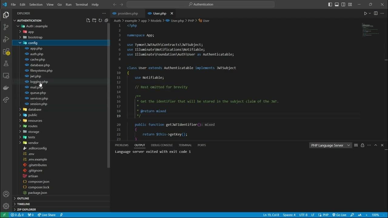 JWT Authentication Configure Auth guard 6 - YouTube