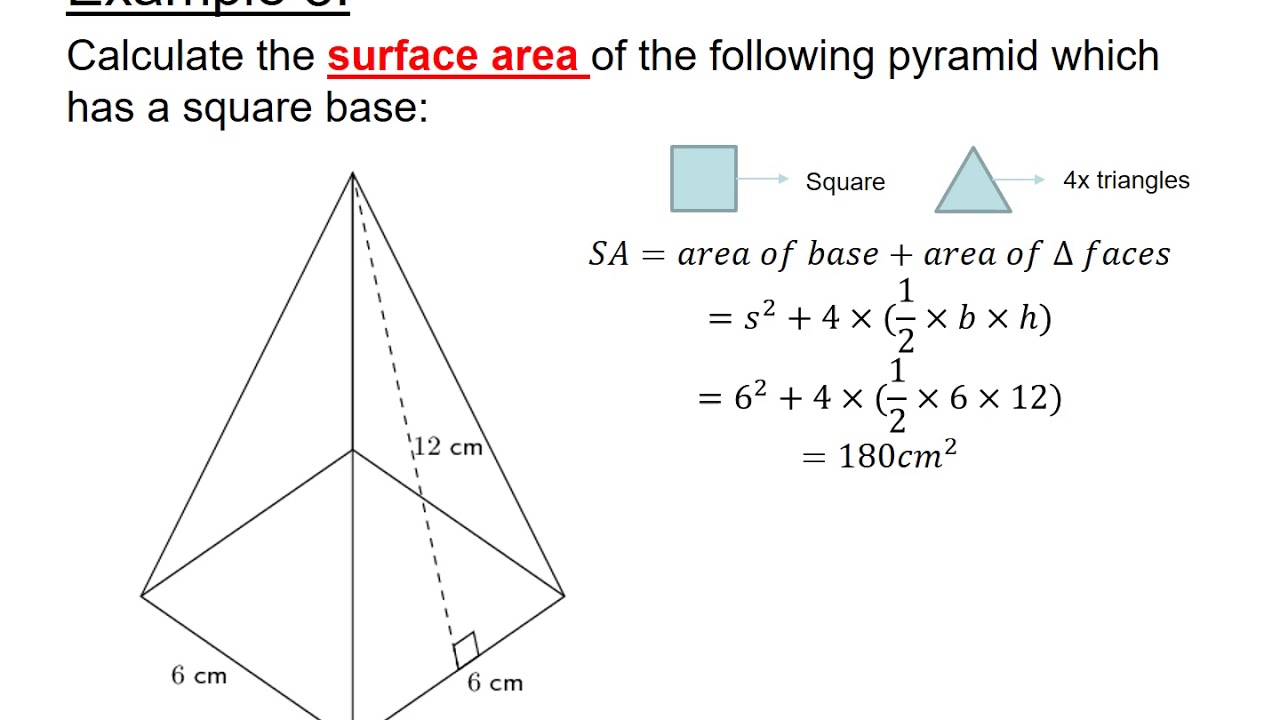 Grade 10 - Measurement 2: Pyramids - YouTube