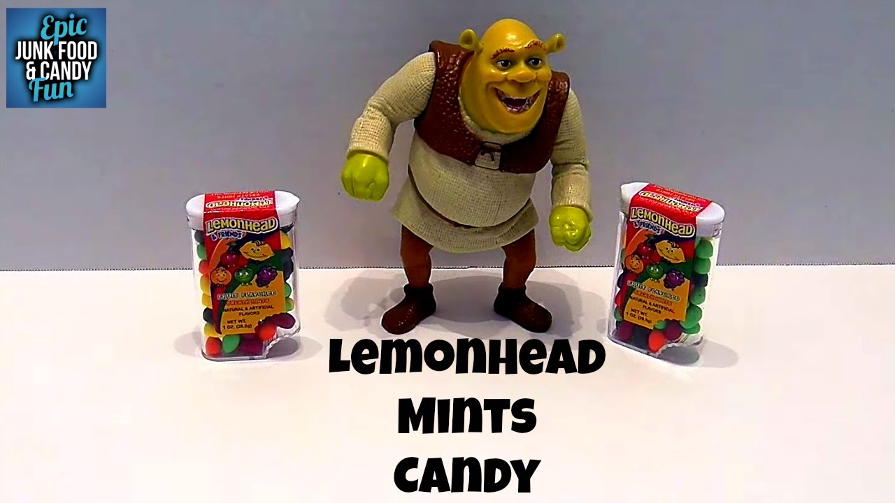 SHREK & MY LITTLE PONY, Lemonhead Mints, KID CANDY REVIEW - YouTube