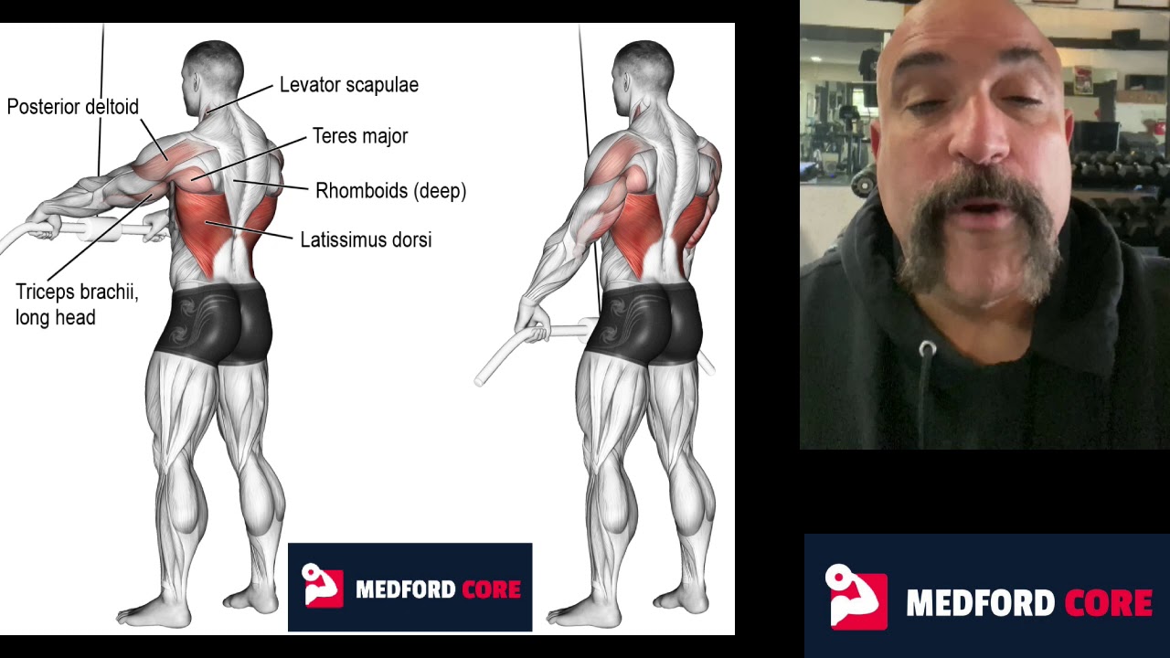 Straight Arm Pushdowns - YouTube