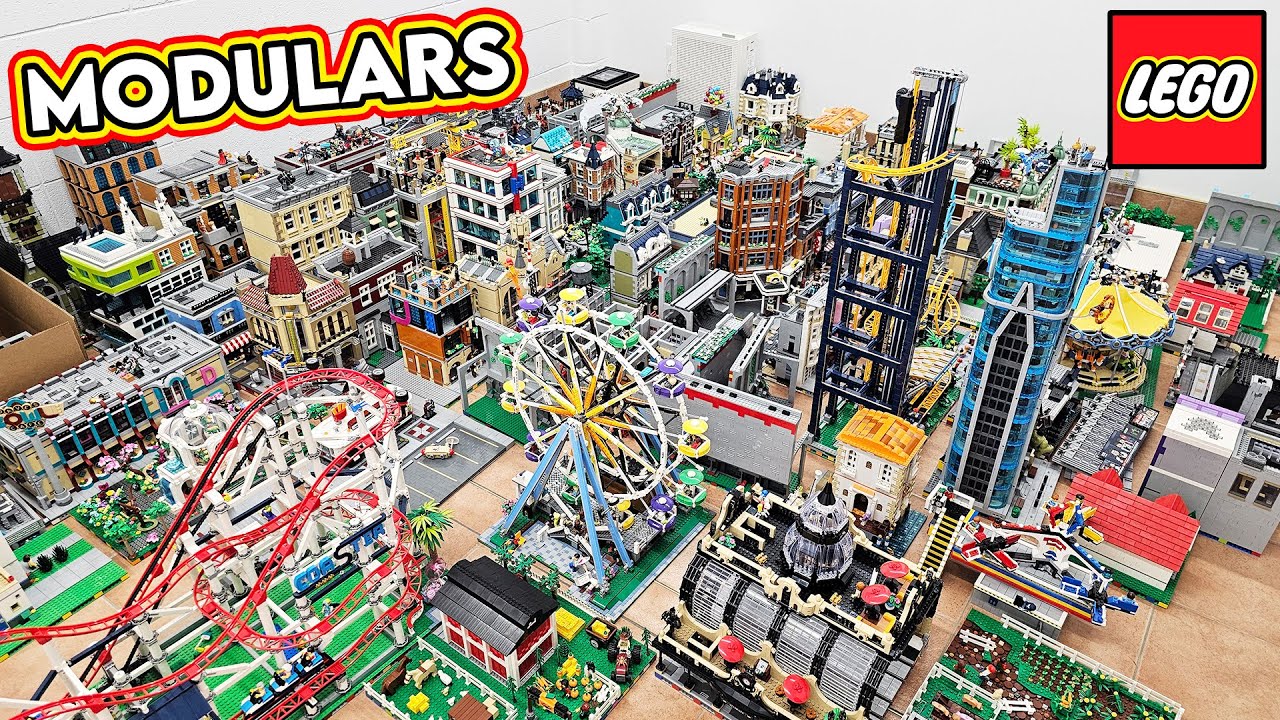 Moving LEGO Modular Buildings to the Studio - YouTube