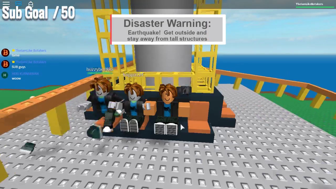 (LIVE)Let's Play Natural Disaster Survival ROBLOX [1] - YouTube