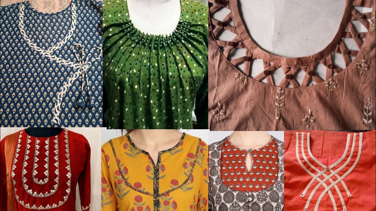 top trendy neck line design ideas #latest galy Kay design ideas - YouTube