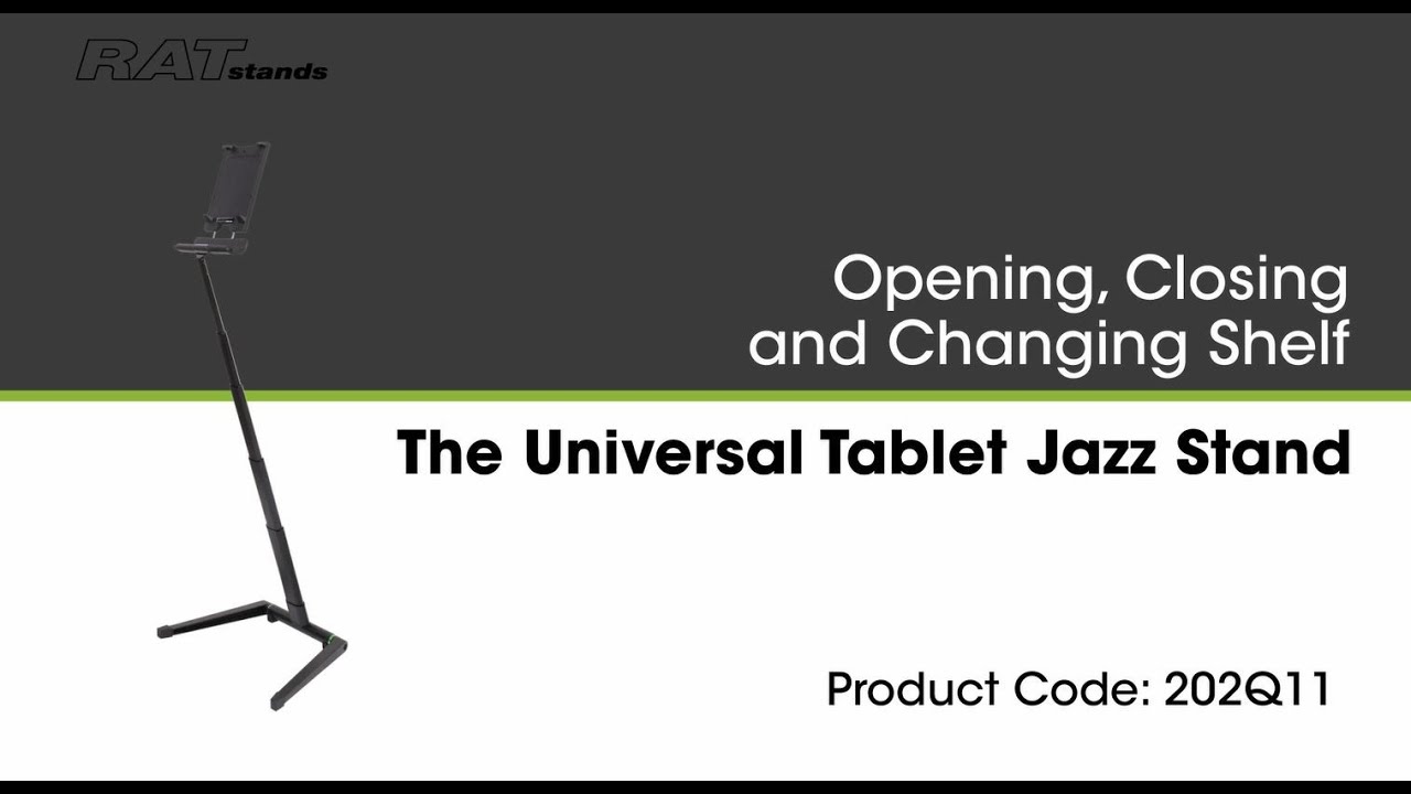 How to assemble the RATstands Universal Tablet Jazz Stand │ Support ...