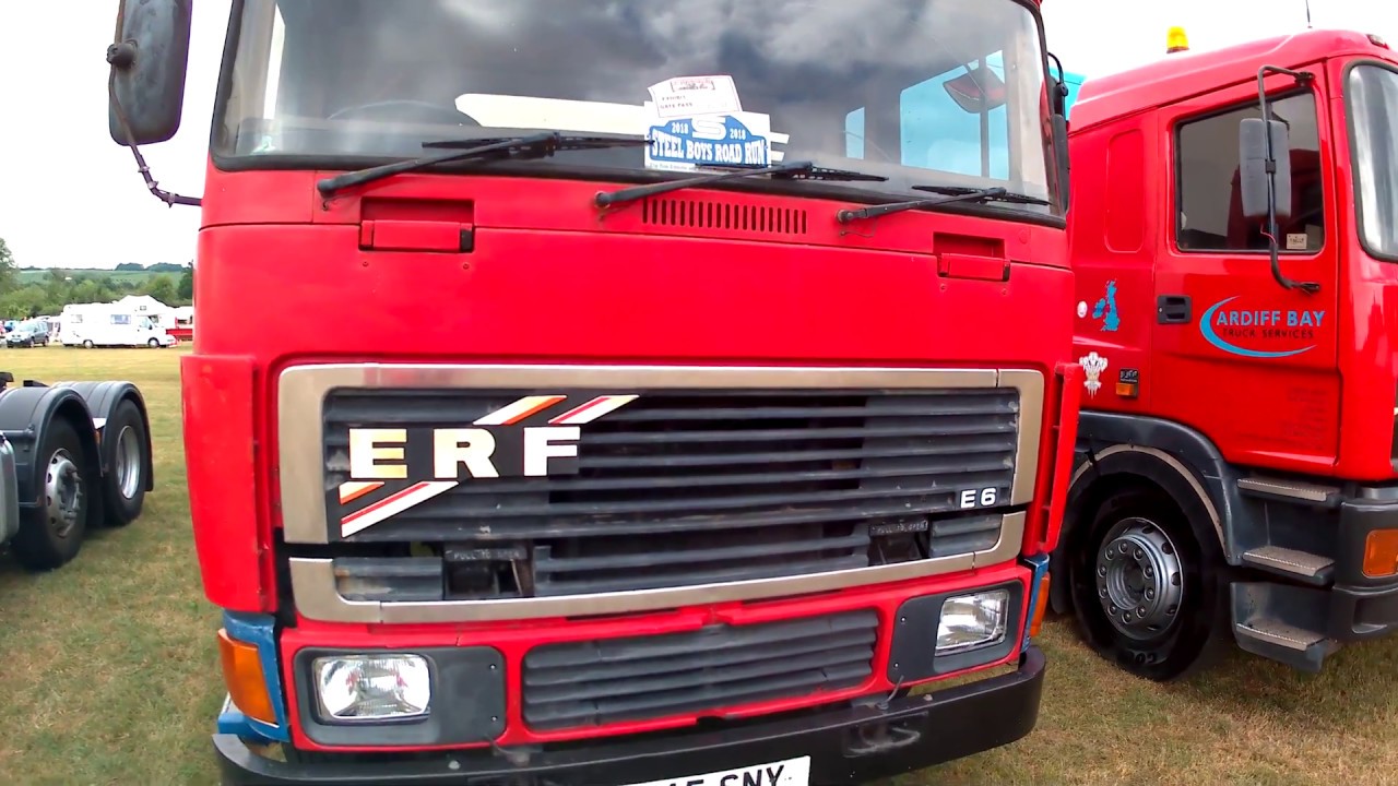 1988 ERF E6 6.0 Litre Diesel 4 Wheel Flat Bed Truck - YouTube