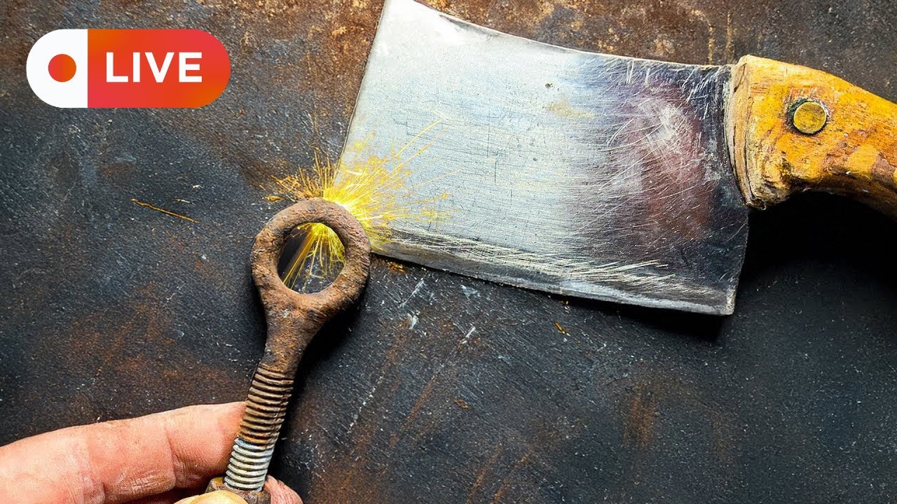 🔴 Incredible Life Hacks For Sharpening Knives Axes - You Must See 🔪 ...