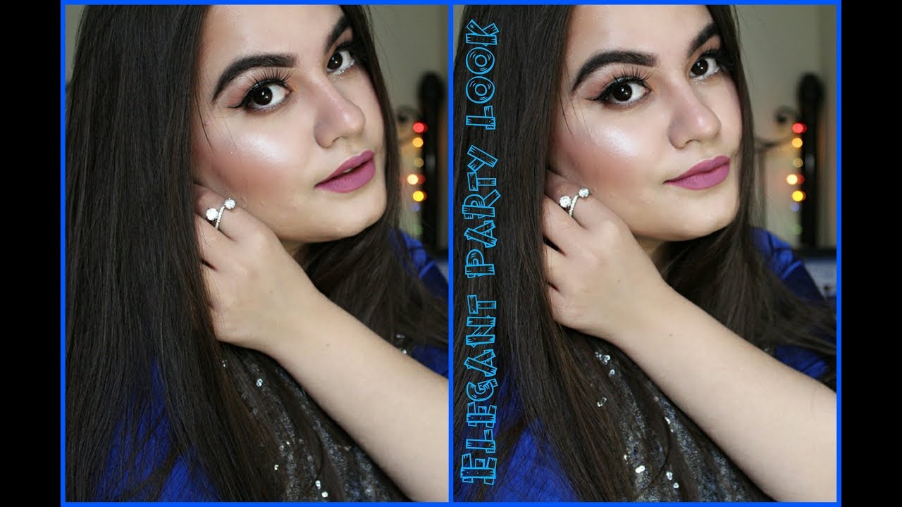 simple & elegant party makeup look!!! - YouTube