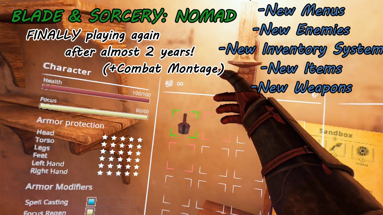 RETURNING to BLADE & SORCERY after 2 YEARS! COMBAT MONTAGE + TONS of ...