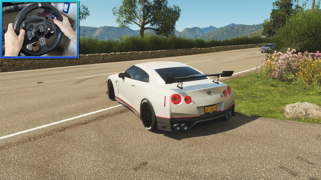 Nissan R35 GTR - Forza Horizon 4 - Logitech G920 Gameplay - YouTube