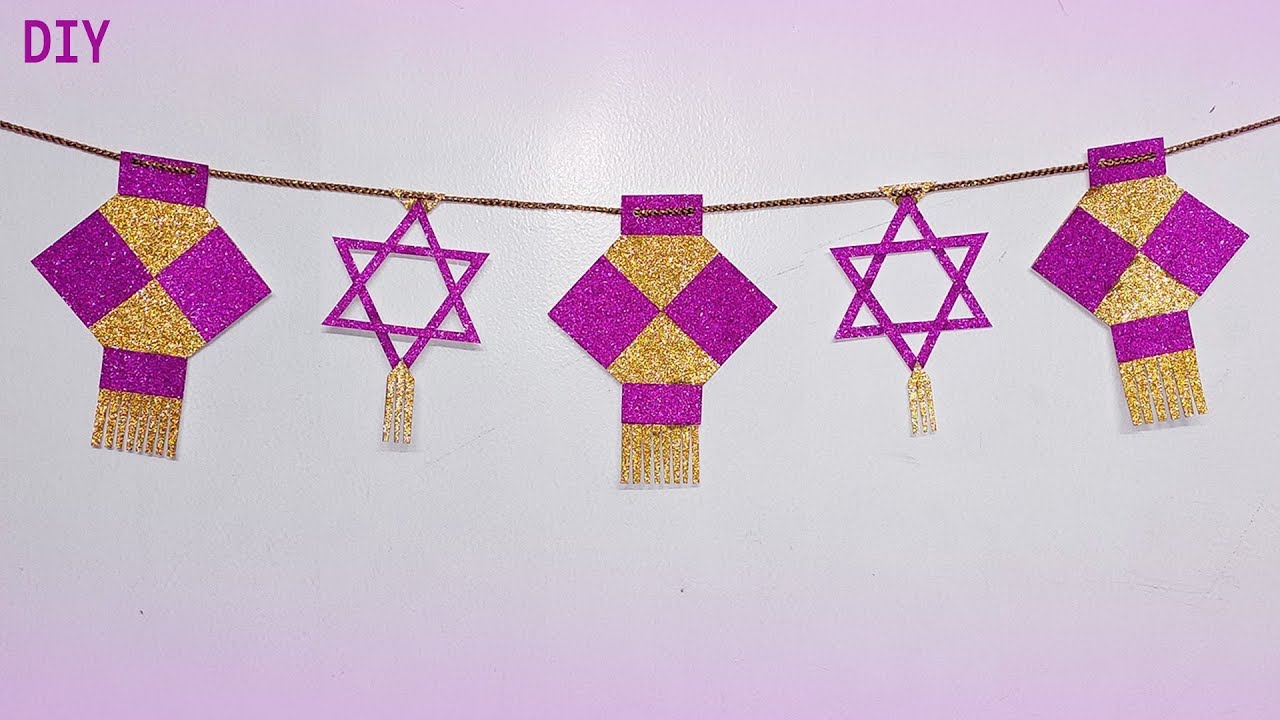 Toran | The Diwali & Christmas Decoration Simple Ideas for Kids | Diy ...