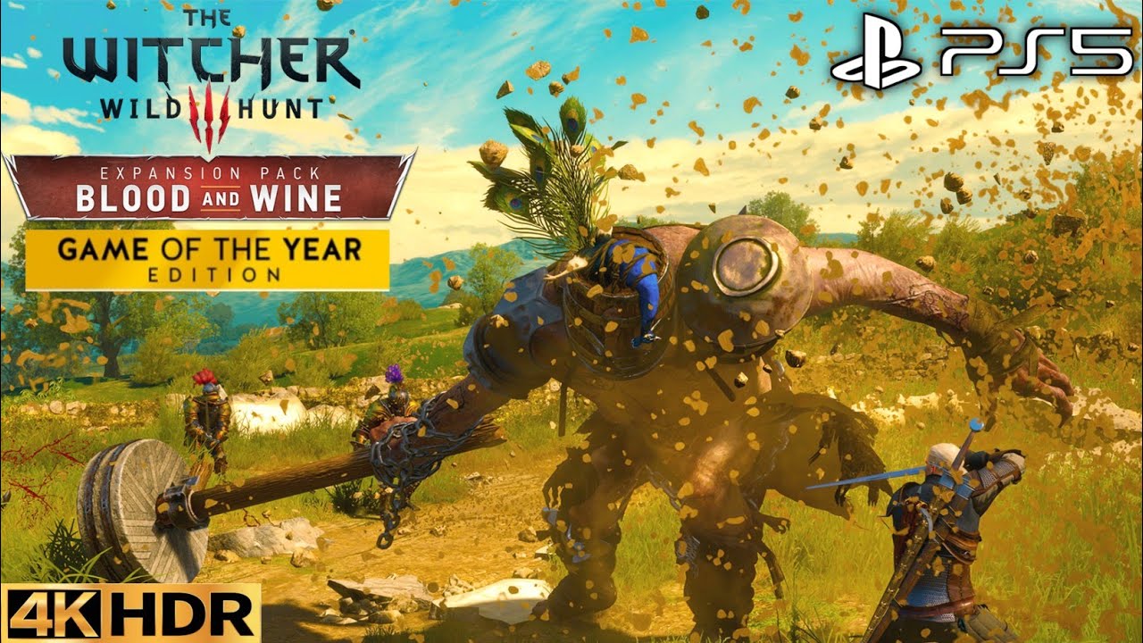 Golyat Boss Fight The Witcher 3 2022 Blood and Wine DLC Golyat Boss ...