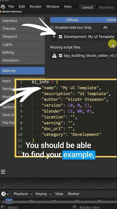 Blender Python and VSCode: Execute UI Templates Like a Pro - YouTube
