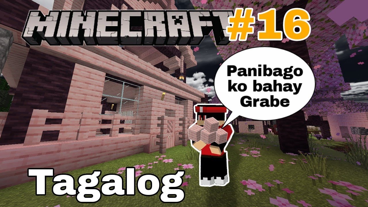 Panibago ko bahay Grabe!?!: Minecraft Tagalog #16 - YouTube