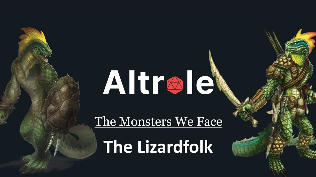 The Lizardfolk - The Monsters We Face in D&D - YouTube