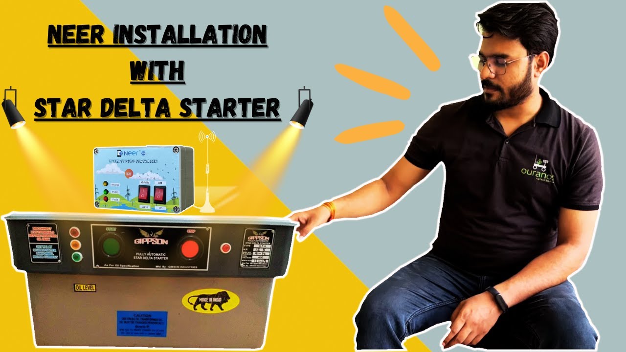 Neer Installation With STAR DELTA STARTER. - YouTube