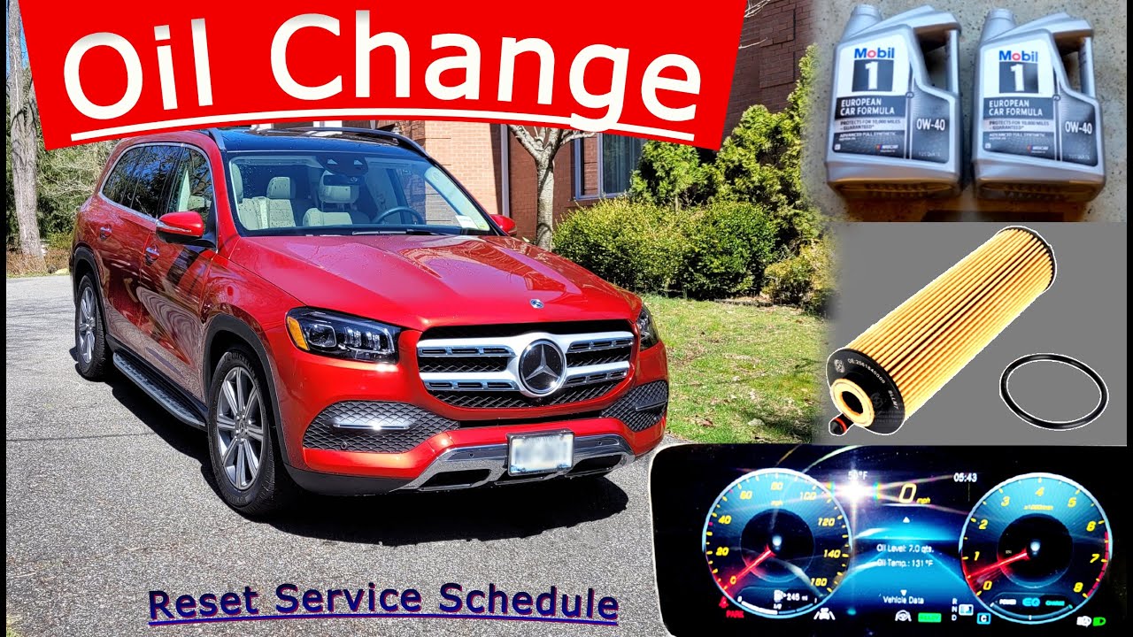 Saving $300 + 2 hrs to the dealer. Oil change for 2022 Mercedes GLS and ...