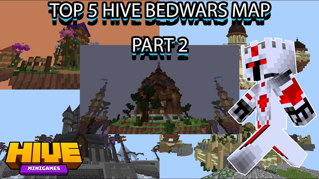 TOP 5 HIVE BEDWARS MAP PART 2 - YouTube