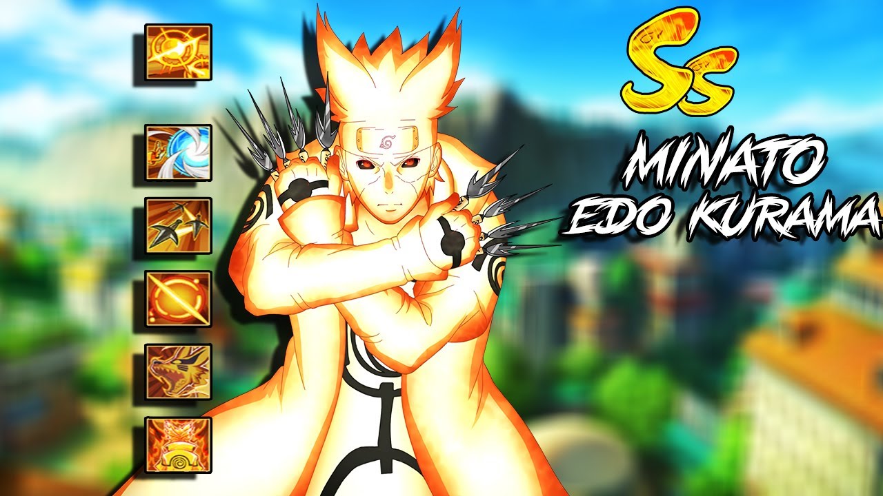 Naruto Online Mobile - Minato Edo Nine Tails Chakra Mode Gameplay - YouTube