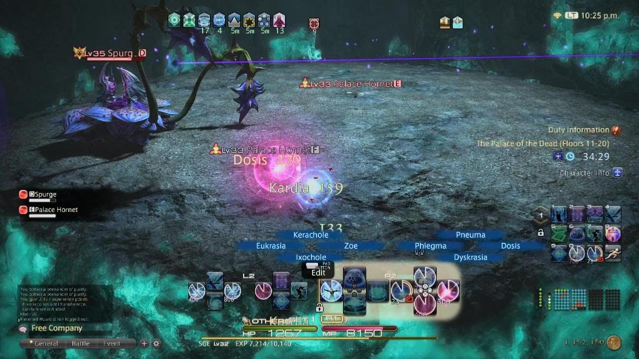 FINAL FANTASY XIV Online POTD Floor 20 Boss Sage solo - YouTube