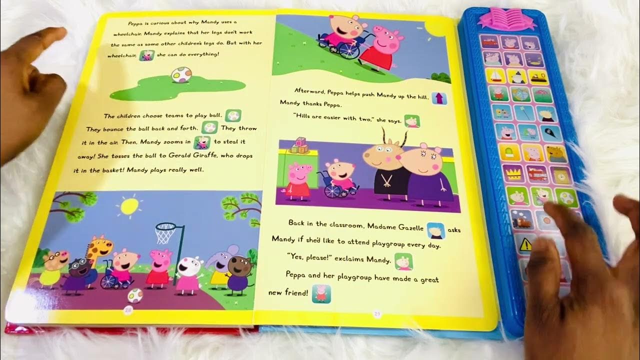 Kids Book Read Aloud: Peppa Pig Sound Story Book Treasury| Mandy Mouse| Kids Sound Book| For ...