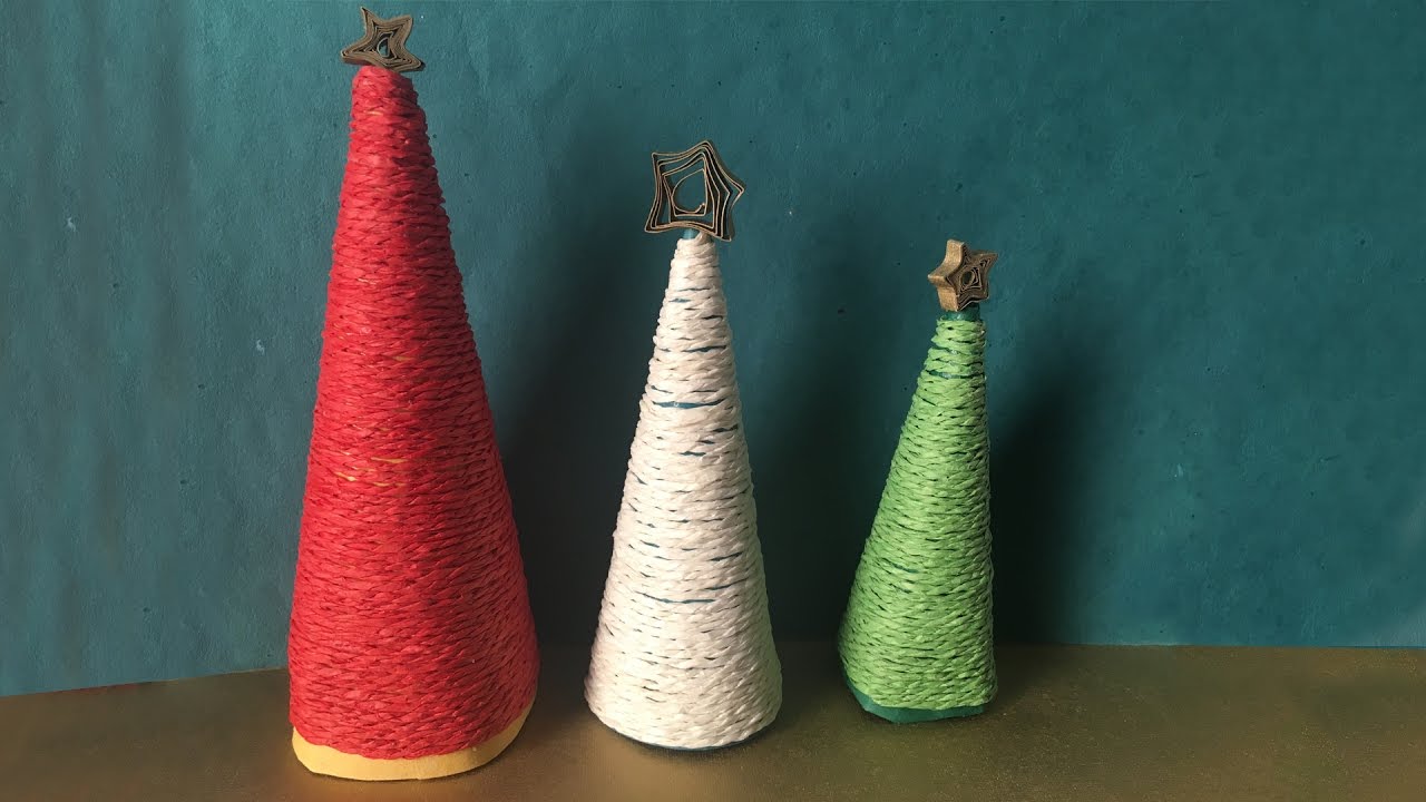 How To Make A Christmas Tree 🎄 DIY Miniature Christmas Tree | DIY ...