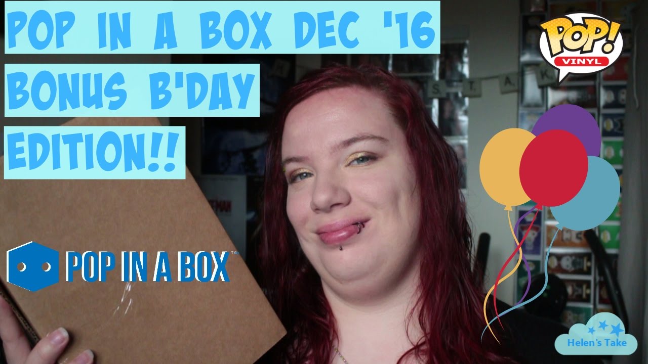 Pop In A Box Dec '16 | Bonus Birthday Edition! - YouTube