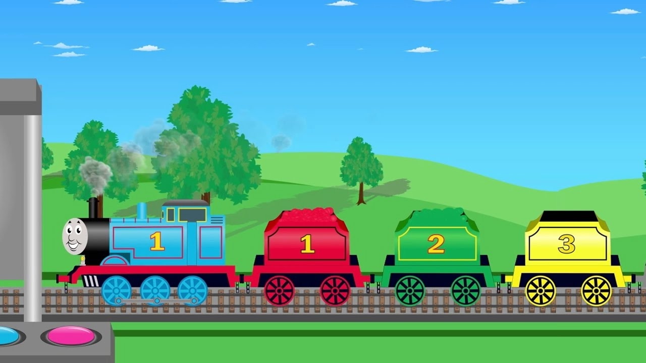 Learn Colours With Thomas Train - Train For Kids - Learn Colors For ...