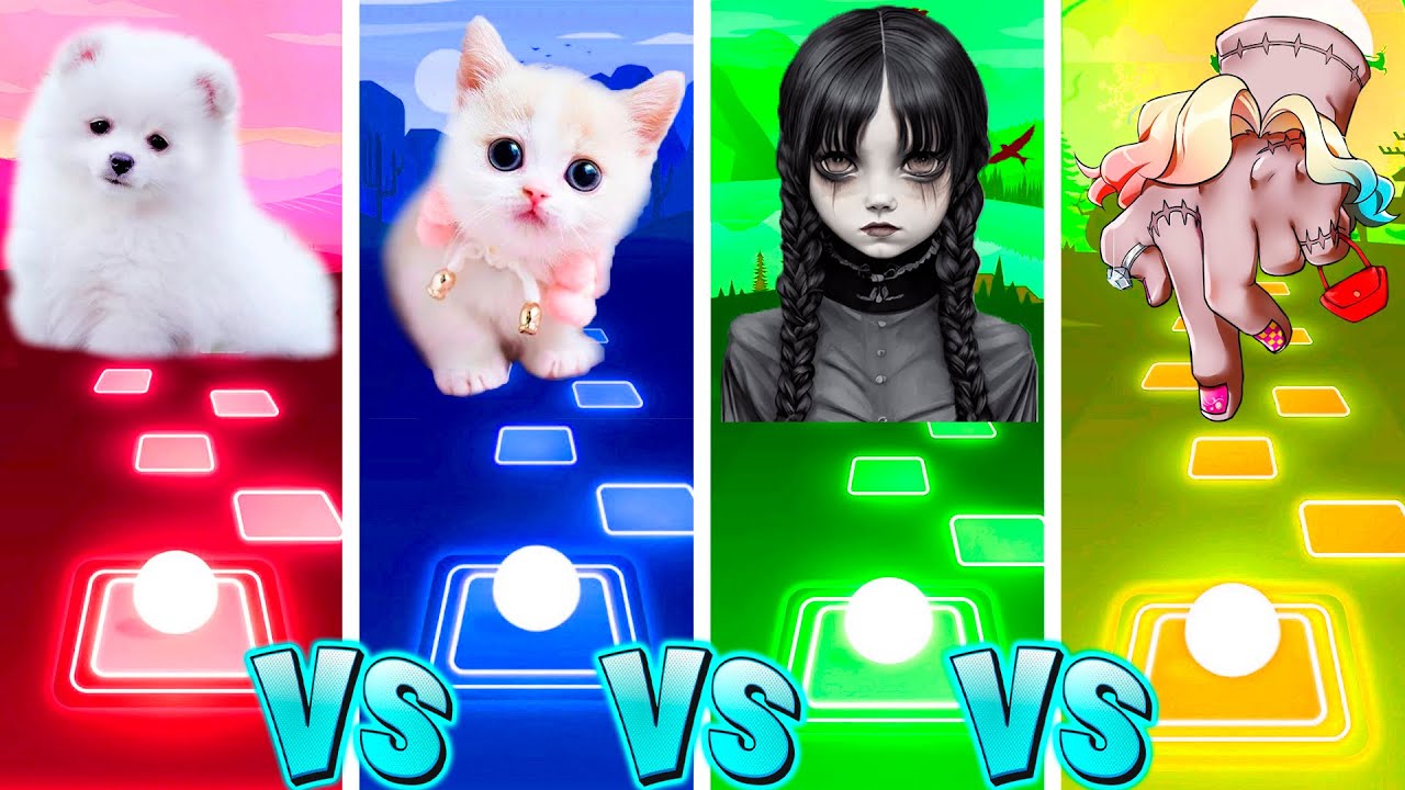 CUTE DOG - WAKA WAKA vs CUTE CAT vs WEDNESDAY vs WEDNESDAY THING in ...