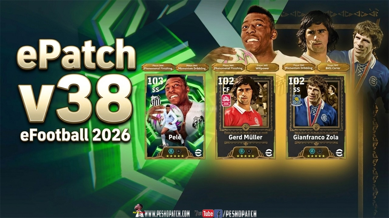 eFootball v5.3.1 Patch 2026 ePatch v38.9 - Updated weekly - YouTube