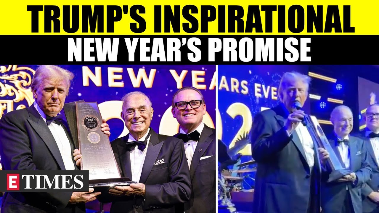 Donald Trump Delivers Inspirational New Year’s Address During Epic New ...