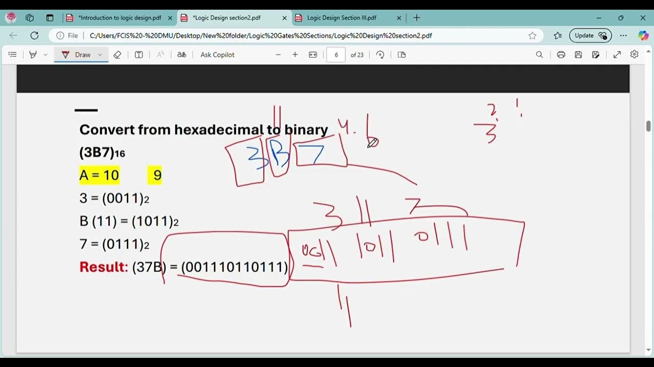 Conversion Between Different Numbering Systems ( Hexadecimal, Octal, Decimal, Binary) - YouTube