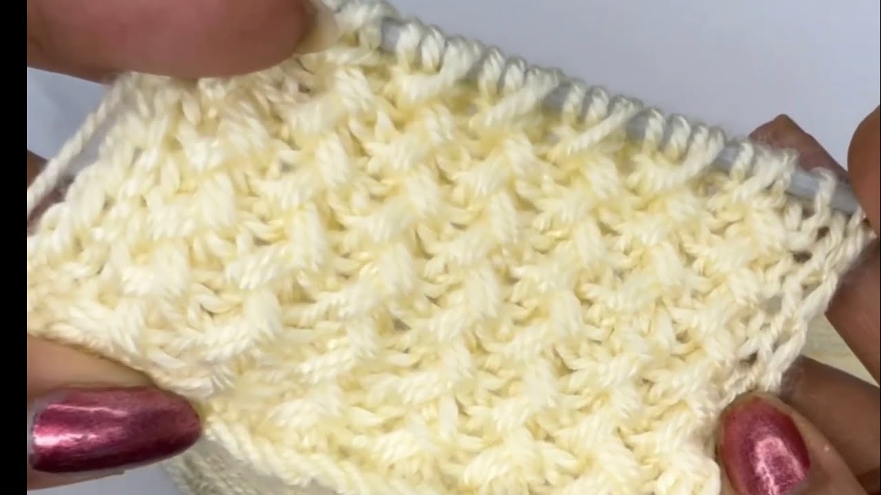 Easy two rows repeat Border design दो सलाई का बॉडर डिजाइन - YouTube