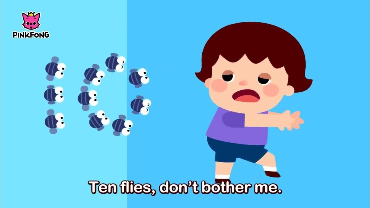 Ten Flies Number Songs PINKFONG Songs for Children - YouTube